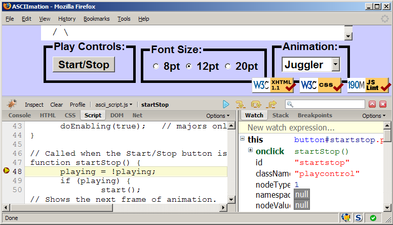 Web Programming Step by Step, Chapter 7: JavaScript for Interactive Web ...