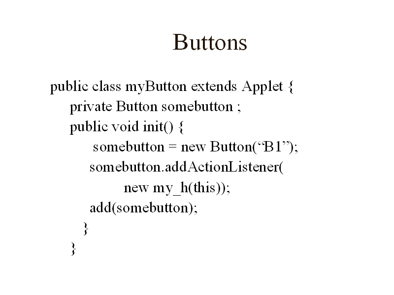 Buttons