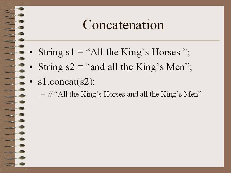 Concatenation